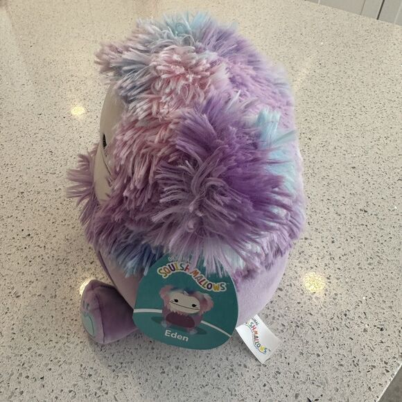 Squishmallows | Toys | Squishmallows 8 Eden The Purple Bigfoot Yeti ...